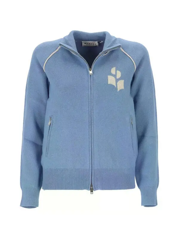 MARANT ETOILE Zip-up Cardigan - Blue