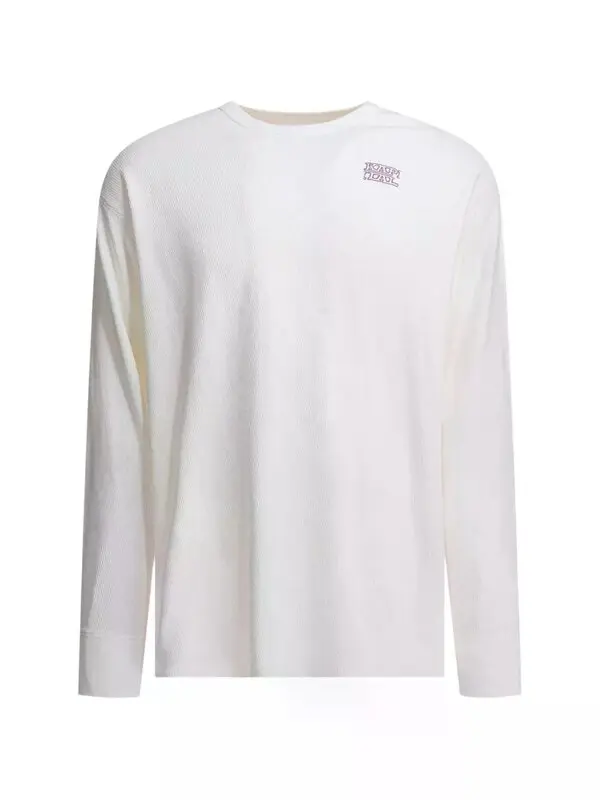 Kapital Textured Long-sleeve T-shirt - Neutrals