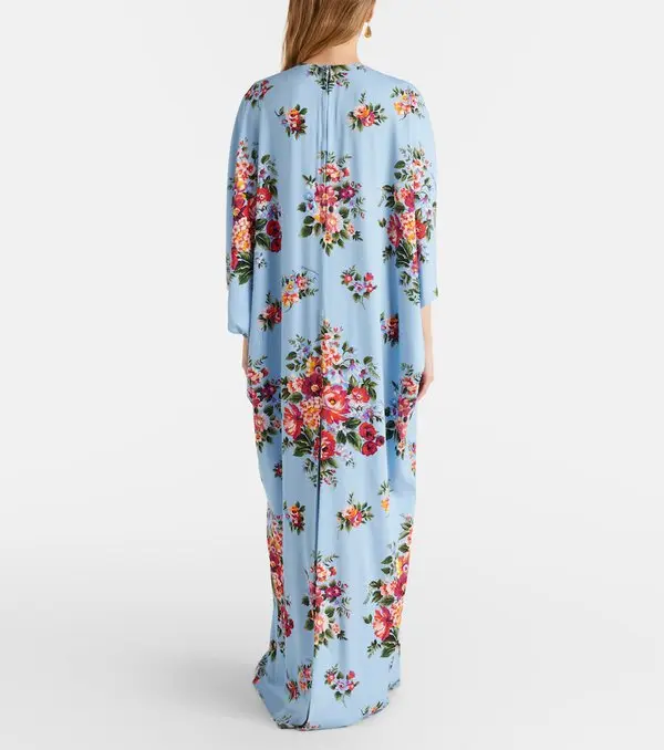 Dolce & Gabbana Floral Silk-blend Kaftan