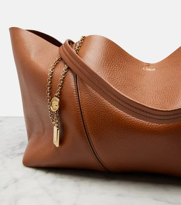 Chloé East-west Leather Tote Bag - Brown