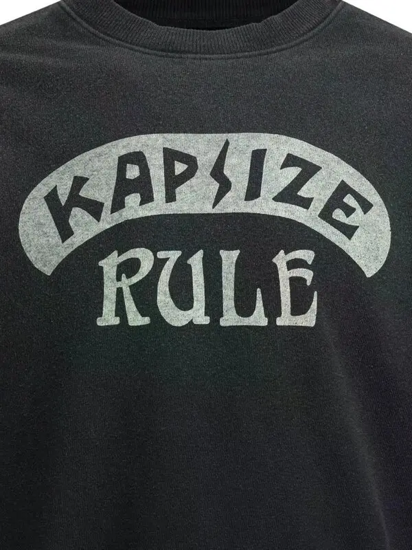 Kapital Logo-print Sweatshirt - Black