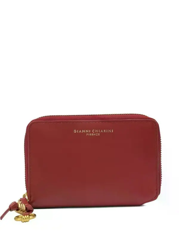 GIANNI CHIARINI Logo-stamp Wallet - Red