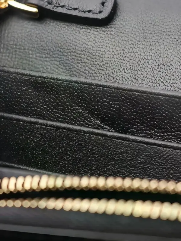 Fendi 2020s Embossed Clutch Bag - Black