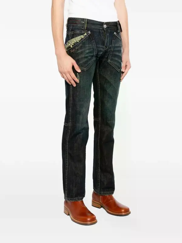 TOUGH JEANSMITH Distressed Denim Trousers