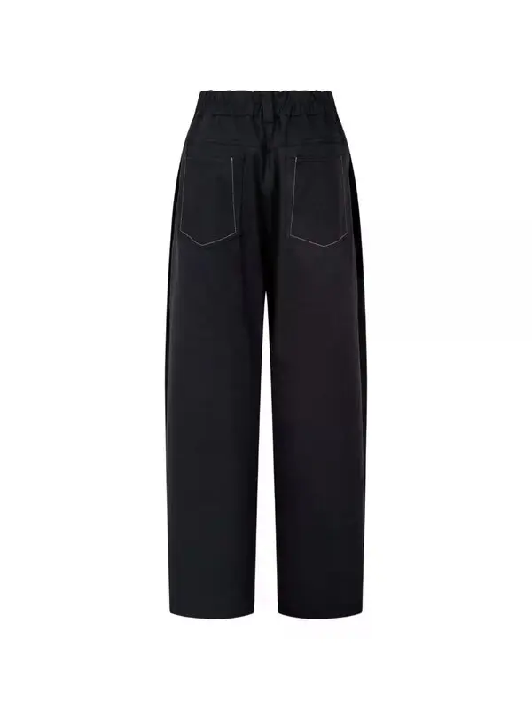 STUDIO TOMBOY Straight-leg Trousers - Black