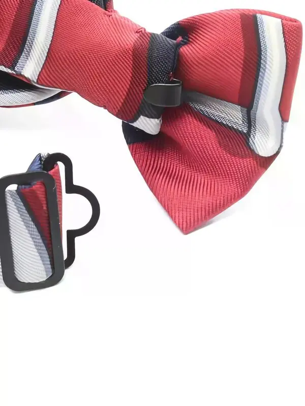 Hermès Striped Silk Bow Tie