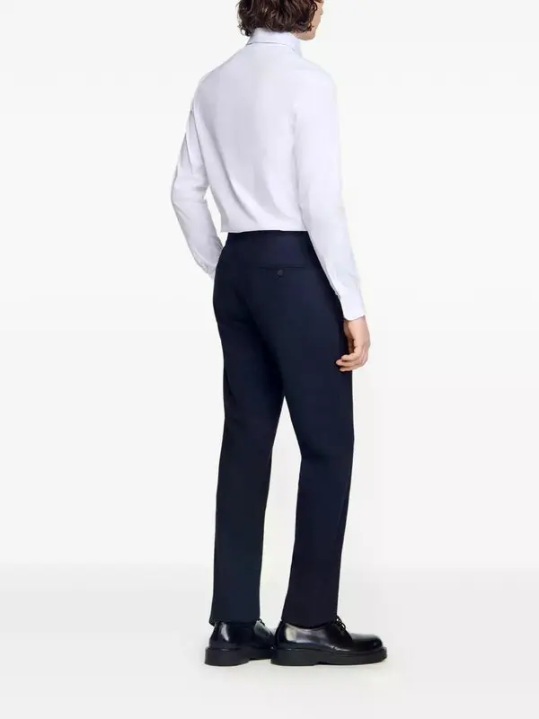 Sandro Micro Check Tailored Trousers