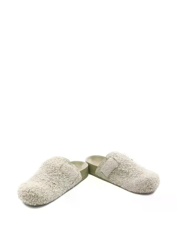 Loewe Buckled Mules - Green