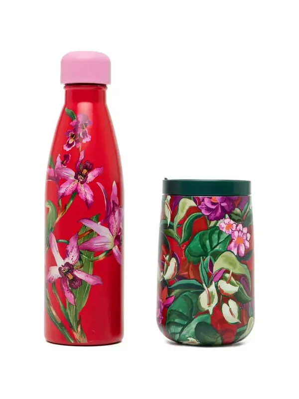 Farm Rio Thirst For Joy Bottles - Red