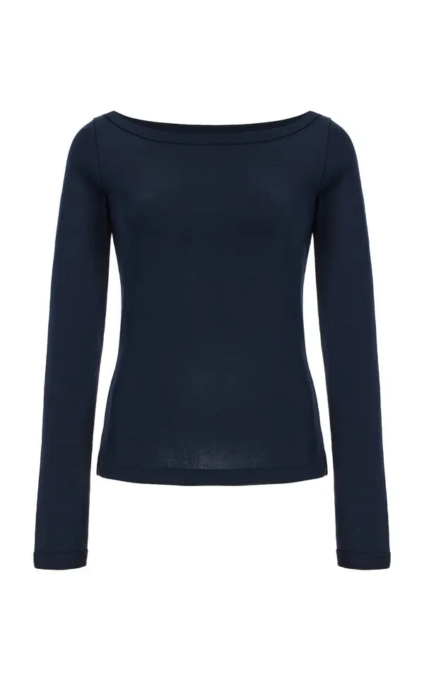 FLORE FLORE Steffi Cotton T-shirt - Navy