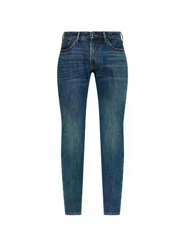 Emporio Armani Logo Detail Jeans