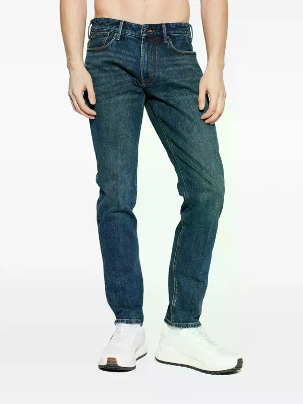 Emporio Armani Logo Detail Jeans