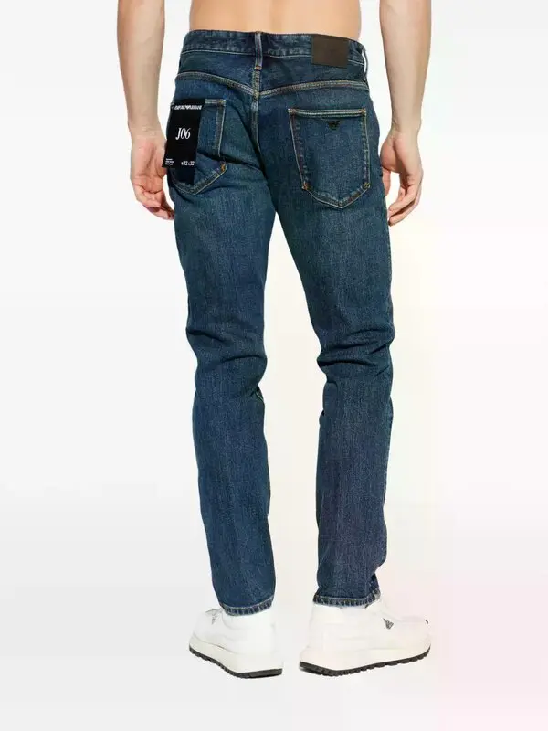 Emporio Armani Logo Detail Jeans