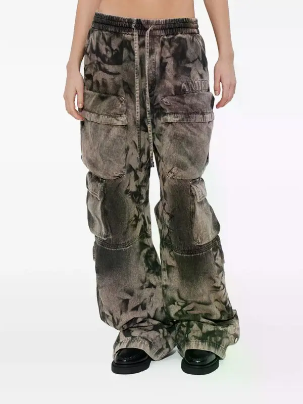 Amiri Cargo Trousers With Stud Embellishment