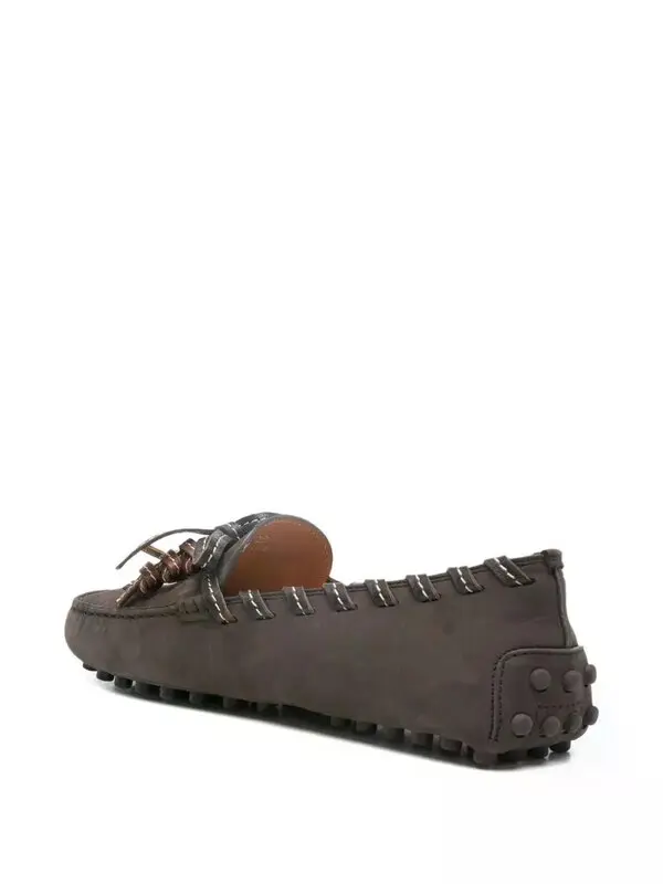 TOD'S Tassel Detail Loafers - Brown