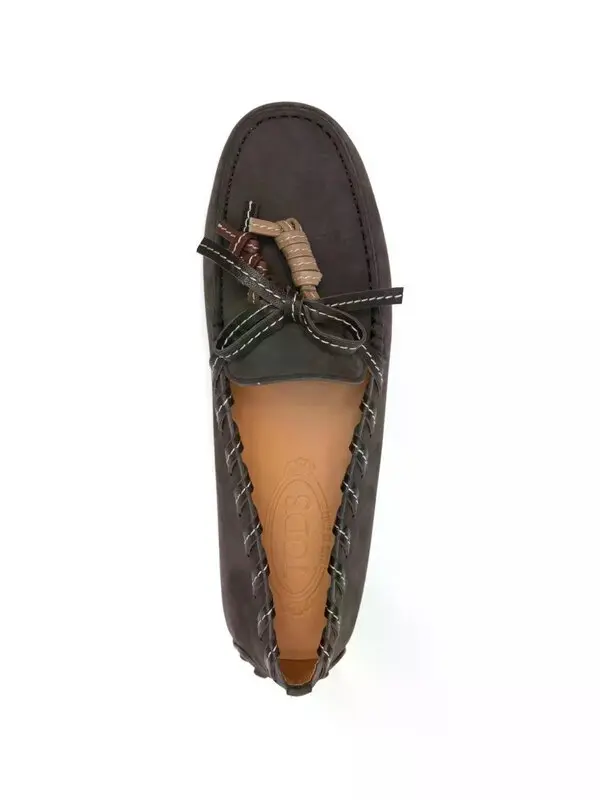TOD'S Tassel Detail Loafers - Brown
