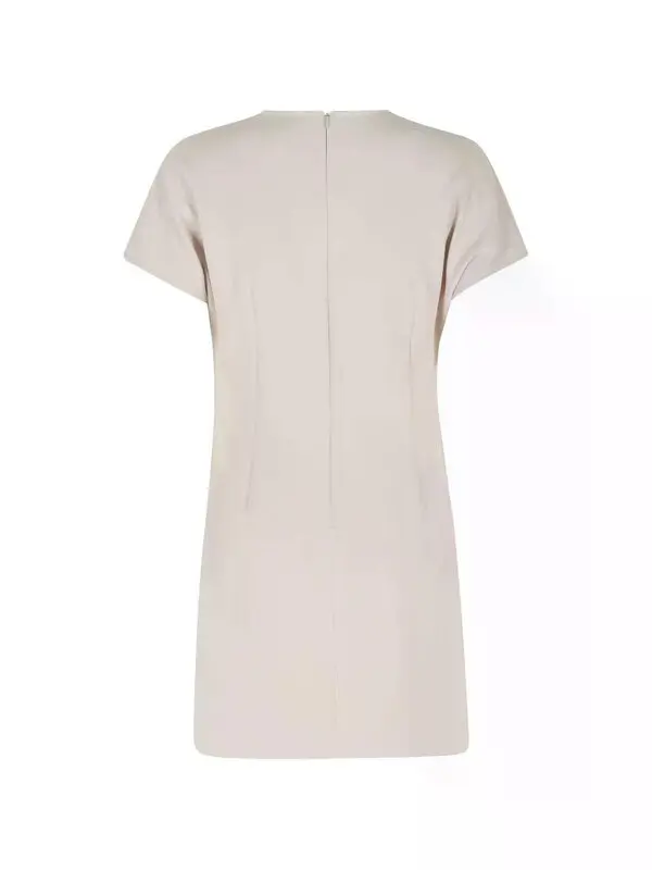 Federica Tosi Draped V-neck Mini Dress