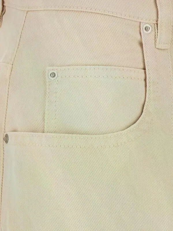 Isabel Marant Étoile Pleated Wide Leg Jeans