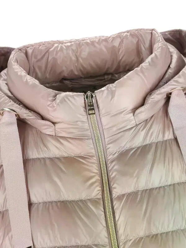 Herno Hooded Puffer Gilet - Pink