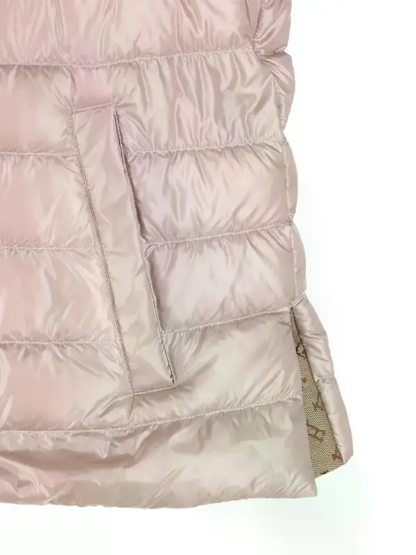 Herno Hooded Puffer Gilet - Pink