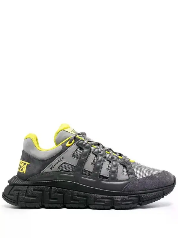 Versace Greca Panelled Sneakers