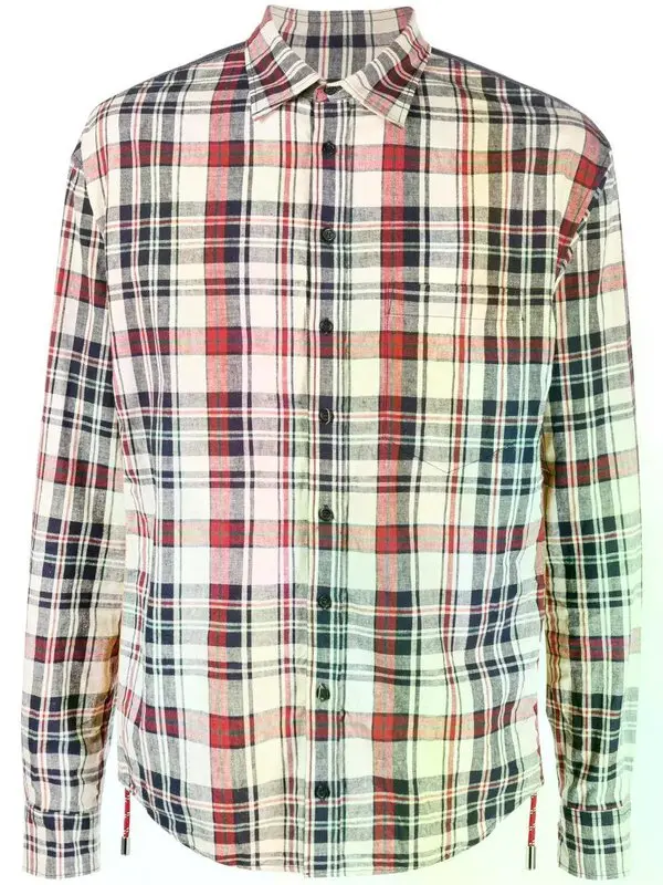 Dsquared2 Panelled Check-print Shirt