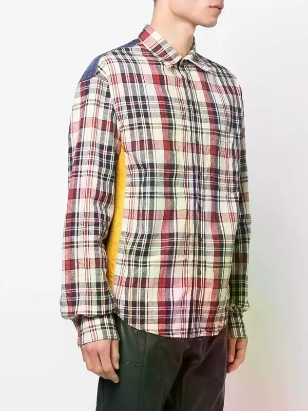 Dsquared2 Panelled Check-print Shirt