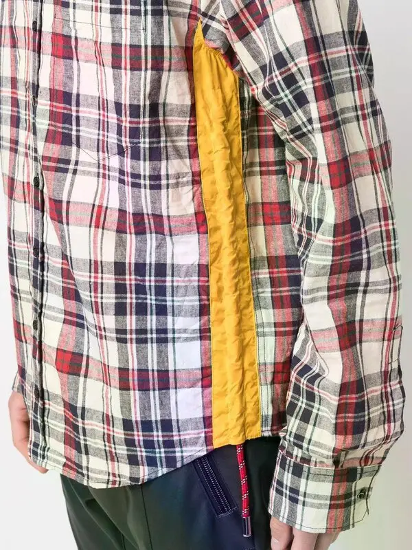 Dsquared2 Panelled Check-print Shirt