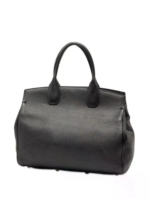 FERRAGAMO Leather Studio Satchel