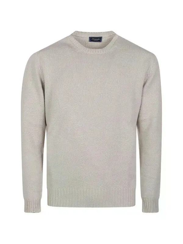 DRUMOHR Crew Neck Knitted Sweater - Neutrals