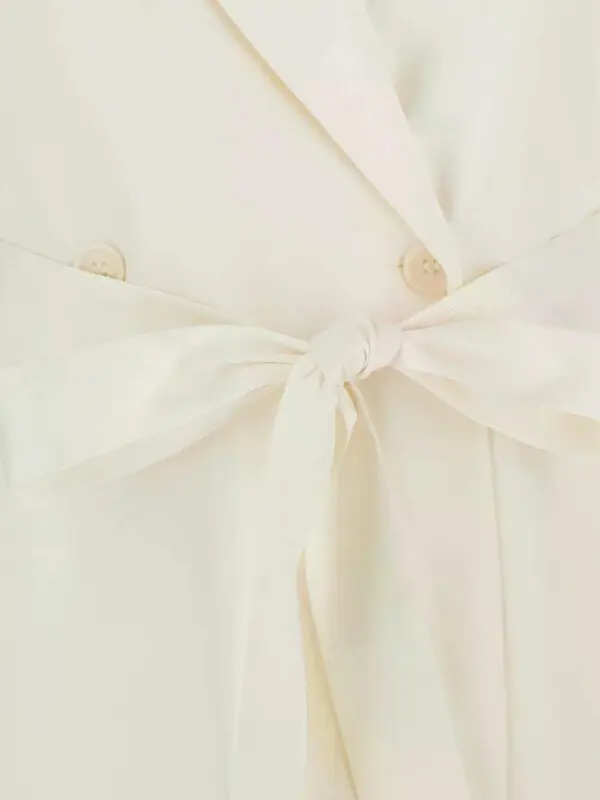 P.a.r.o.s.h Tie-waist Jacket - White