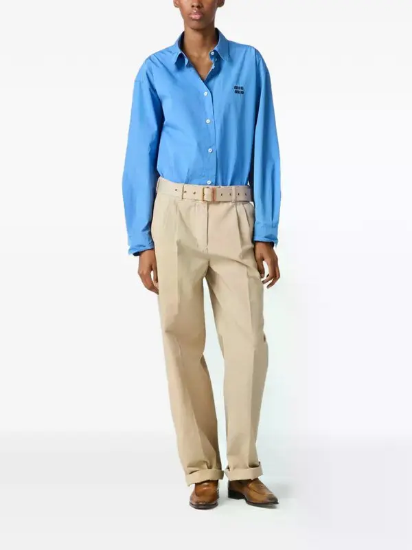 Miu Miu Gabardine Trousers