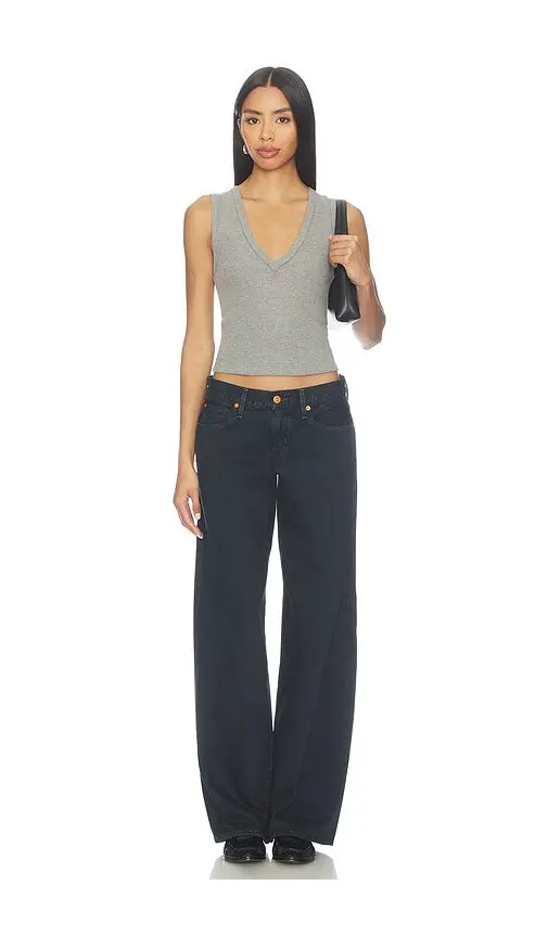 Free People X We The Free Neria Ribbed V-neck Tank