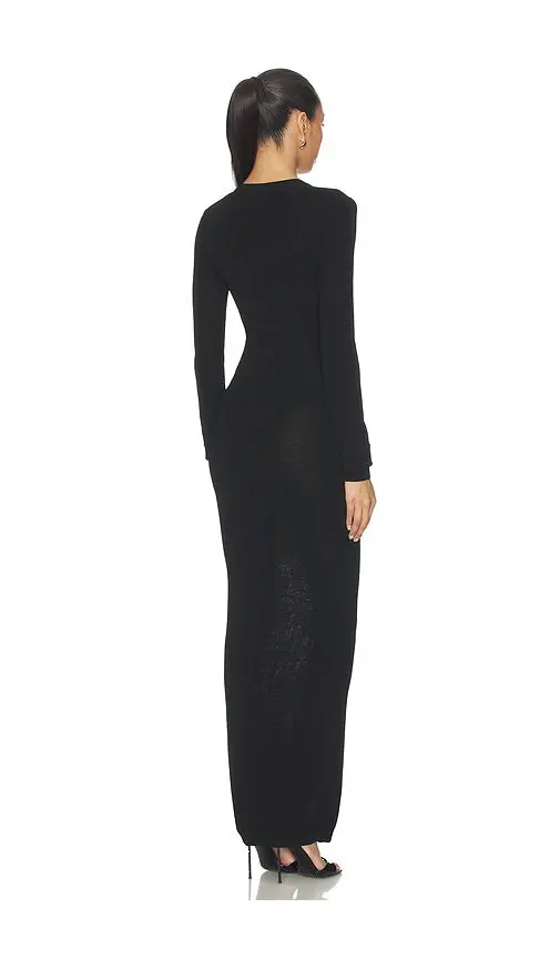 ENTIRE STUDIOS V-neck Knit Dress
