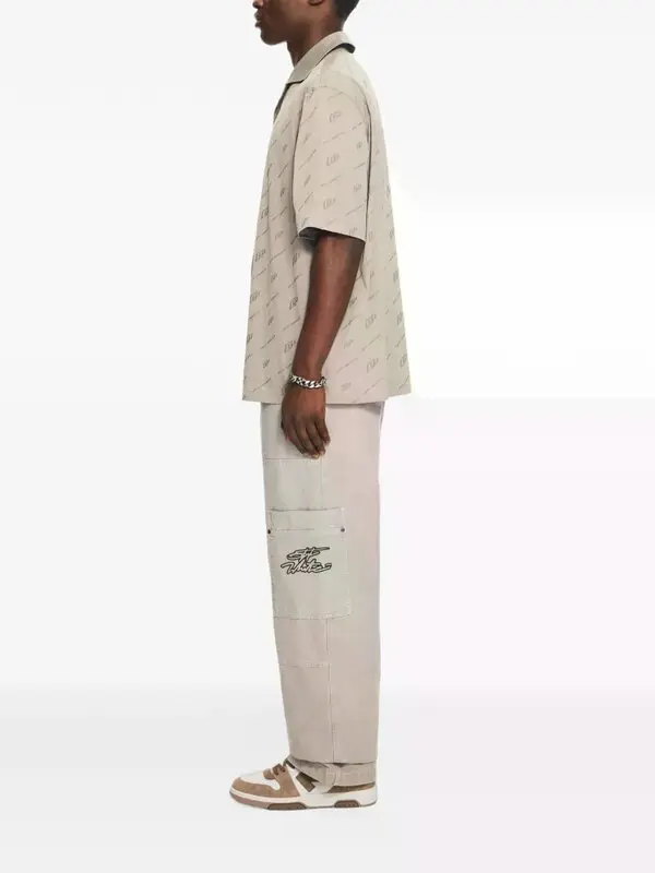 Off-White Jacquard Bowling Shirt