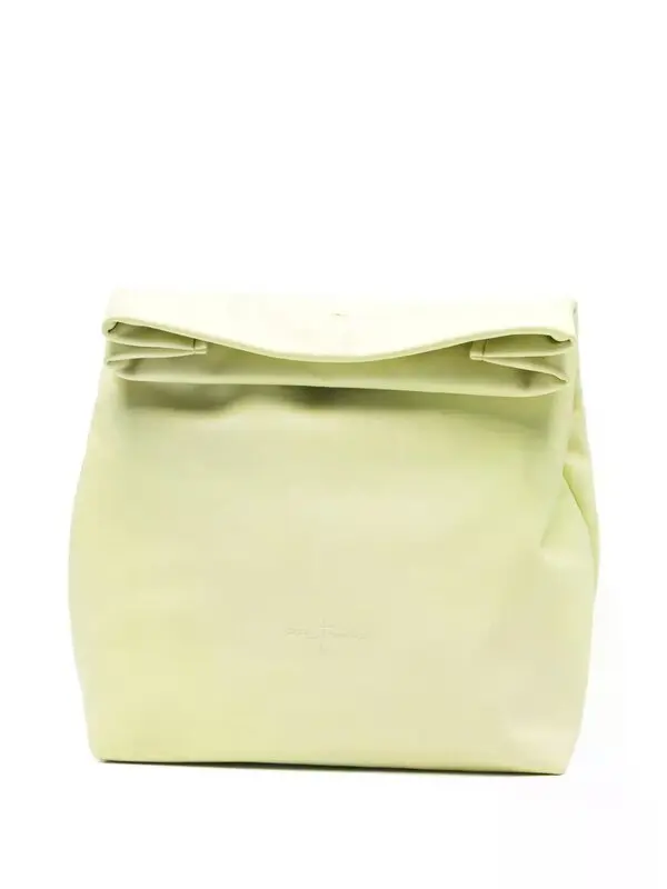 CORTANA Leather Clutch Bag - Neutrals