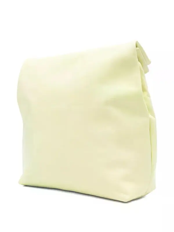CORTANA Leather Clutch Bag - Neutrals