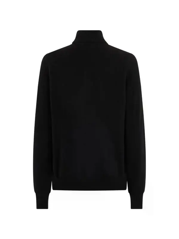 MOORER Long-sleeve Turtleneck Sweater - Black