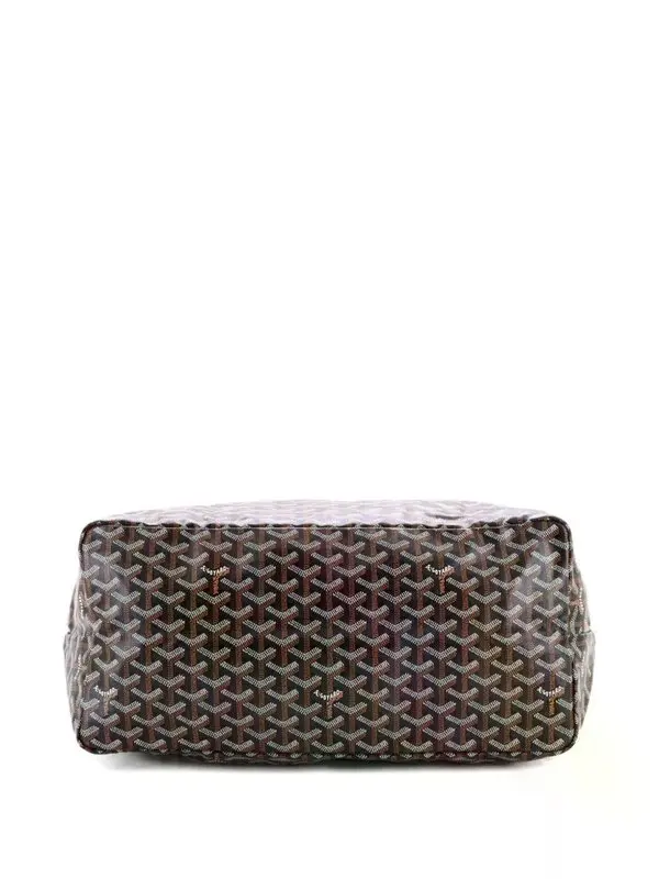 Goyard Saint Louis Coated Canvas Gm Tote Bag - Black
