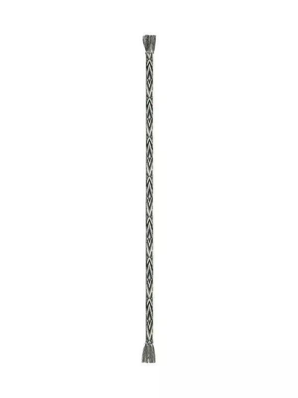 PIERRE-LOUIS MASCIA Geometric Tassel Cotton Belt - Neutrals