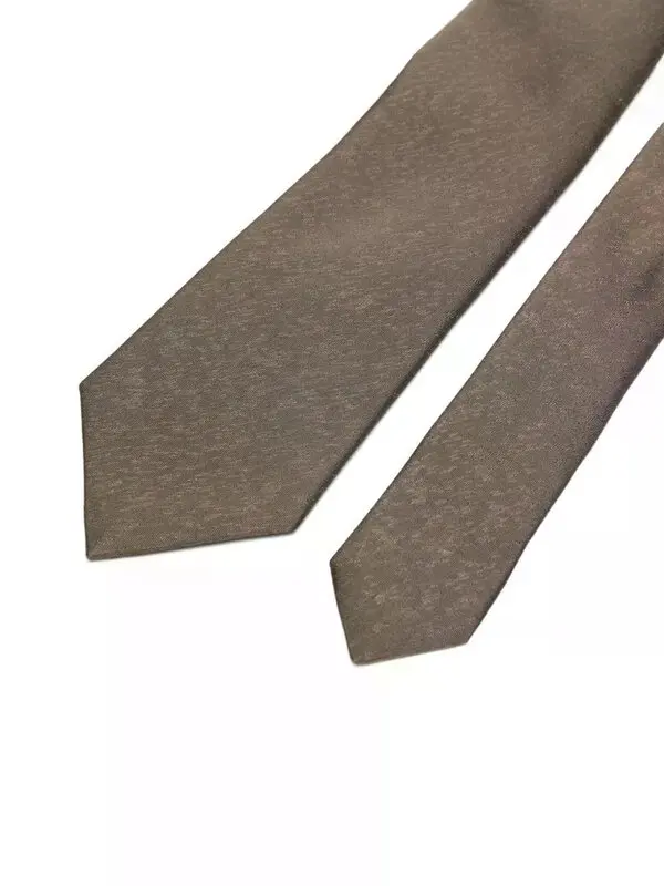 Emporio Armani Silk Neck Tie - Brown