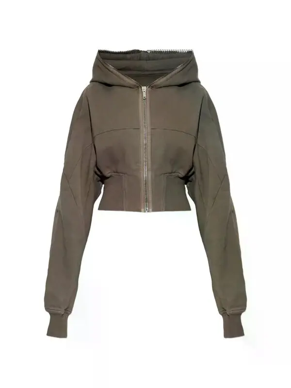 Rick Owens Zip Hooded Hoodie