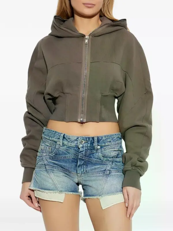 Rick Owens Zip Hooded Hoodie