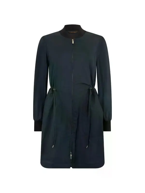 MOORER Single-breasted Coat - Blue