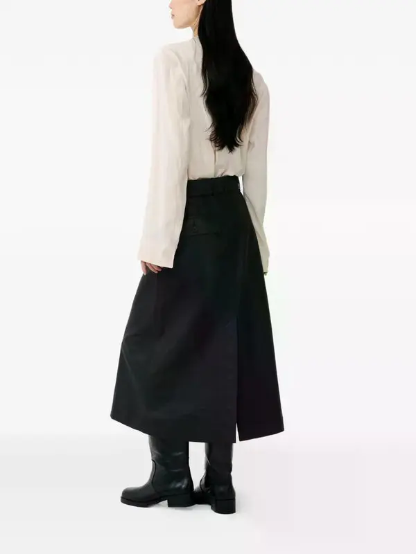 Studio Nicholson Grasse A-line Midi Skirt
