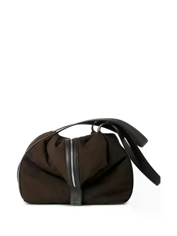 Studio Nicholson Club Leather-trim Shoulder Bag - Brown