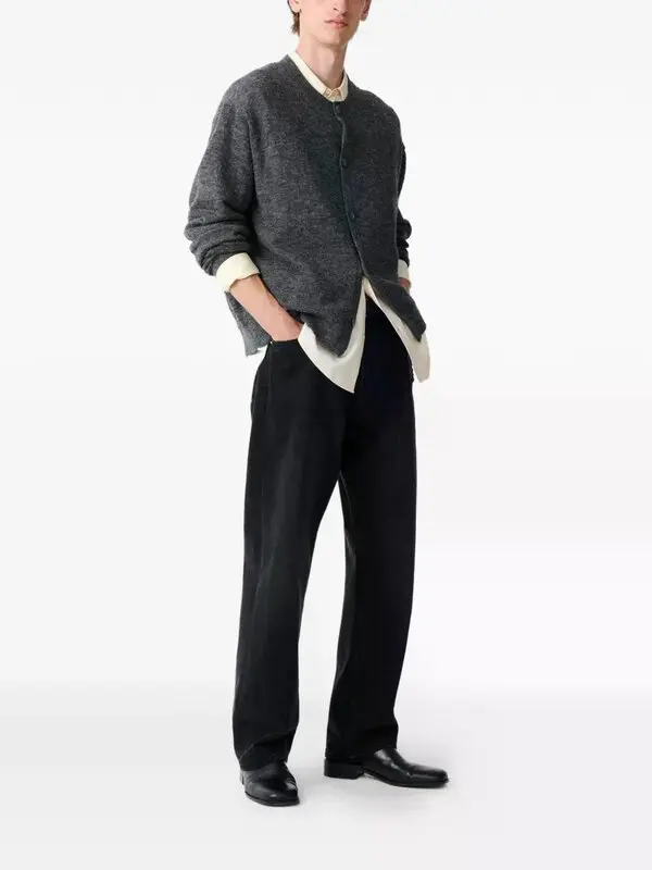 Studio Nicholson Andres Buttoned Cardigan - Grey