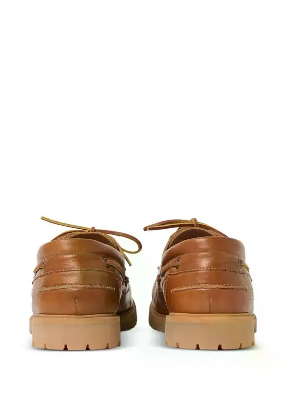 Studio Nicholson Guston Raw-cut Leather Boat Shoes