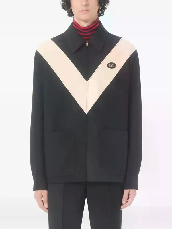 Valentino Garavani Logo-patch Overshirt