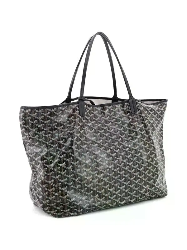 Goyard Saint Louis Coated Canvas Gm Tote Bag - Black